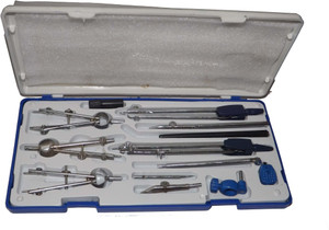 Flipkart.com | Antiquity ENGINEERING GEOMETRY BOX 13 PART STEEL ...