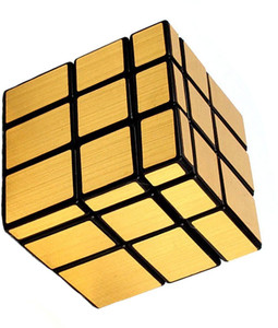TamBoora High Stability Gold Mirror Cube 3x3x3 High Speed Magic Puzzle ...