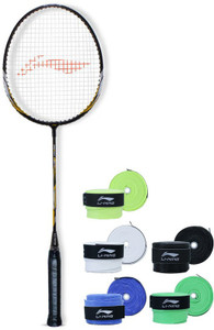 LI-NING XP-IV Strung Badminton Racket With Free Head Cover, Pack of 5 ...