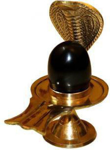 VALUE CRAFTS Black Shaligram Shiva Ling/Shivling with Jalahari Yoni ...