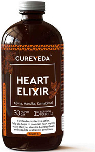Cureveda Heart Elixir Cholesterol & BP Control, Healthy Cardiac ...