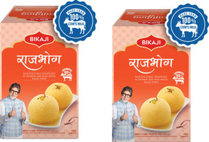 Bikaji rajbhog pack of 2 Tin Price in India - Buy Bikaji rajbhog pack ...