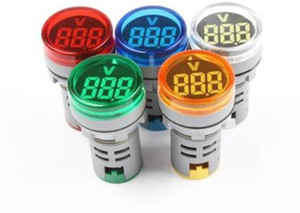limitless products Pack oF 5 LED Voltmeter Indicator Lamp Tester ...