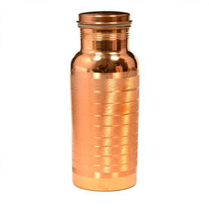 AKS Pure Copper Bottle for Water 1 Litre Glossy Dirt Proof, Leak Proof ...
