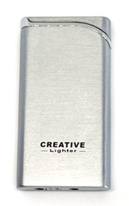 Ala Flame Premium Refillable Slim and Sleek Classy Elegant Light Grey ...