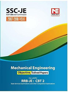 Ssc (Rrb-Je) Mechanical Engineering Objective Solved Papers: Buy Ssc ...