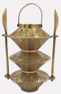 Flipkart.com | MiiArt Brass Item,pital ka tifin Box,tifin Box for Home ...