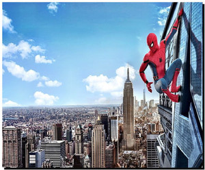 SKY DOT spider man spider man homecoming building empire state building ...