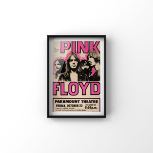 Pink Floyed Concert Poster A3 Size Pemium Glossy Finish with Frame ...