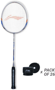 LI-NING XP-IV Strung Badminton Racket With Head Cover, Pack of 26 Grip ...