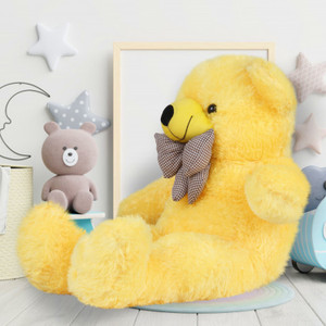 LittleBuoy American Style yellow Teddy bear With Footprint - 90 cm ...