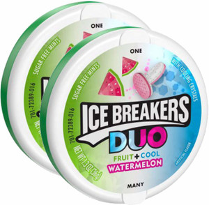 Icebreakers Duo Fruit + Cool Watermelon Duo Fruit, Cool Watermelon ...