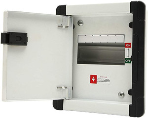 Suntech Industries 6 Way SPN Metal Double Door Distribution Board MCB ...