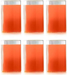 The Maruti Shop (Pack of 6) Glass Set Of 6 Glass Set Water/Juice Glass ...