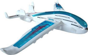 KiddyKin Battery Operated Bump and Go Aeroplane Airplane with 3D Flash ...