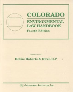 Colorado Environmental Law Handbook: Buy Colorado Environmental Law ...