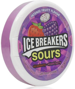 Icebreakers Sours Strawberry + Mixed Berry Duo Sours Strawberry + Mixed ...