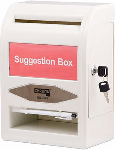 Flipkart.com | CHROME 1 Compartments Plastic Suggestion Box ...