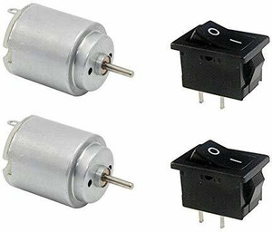 Cam cart 6V-9V DC Motor with Direction Control Switch (SPST) For Hobby ...