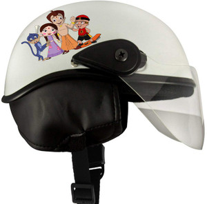 Western Era Stylish Chota Bhem Character Open Face Helmet for Kids ...