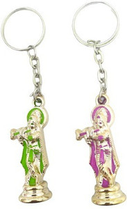 Quinergys ®QGS - VIII - Flute Krishna Bike Keyring Key Chain Price in ...