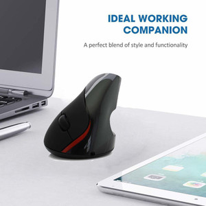 microware Ergonomic Vertical Optical Right Hand Mouse Wireless Optical ...