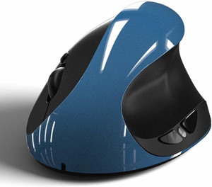 microware Wireless Mouse, Rechargeable 2.4G USB Vertical Ergonomic ...