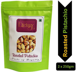 DIETARY Premium Quality Roasted Salted Pistachio, 500gm Pista ...
