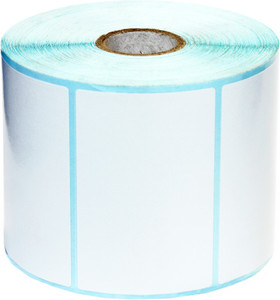 aditya labels 75 mm X 50 mm, Chromo (White) Barcode Labels, 1000 Labels ...