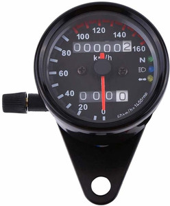 ALLEXTREME Speedometer Gauge 2 in 1 Display KM/H Device with LED ...