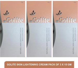 GOLITE Skin Lightening Cream | Anti Pigmentation Cream (Pack of 3)15g ...