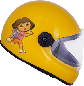 Western Era Stylish Explorer Dora Sticker Full Face Helmet for Kids ...