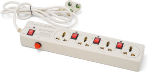 Sivyati 4 Socket + 4 Switches with Fuse and Heavy Duty Copper Wire ...