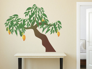 Keliko 110 cm Mango Tree |Wall Stickers | PVC Vinyl | Non-Reusable ...