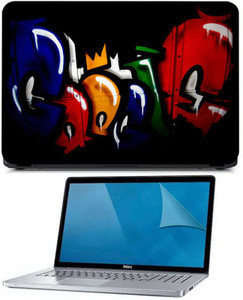 Splendid STICKER 2 IN 1 LAPTOP PRINTED STICKER PACK WITH SCREEN GUARD ...