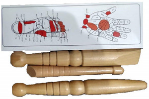 Acs Jimmy-Set of 3 Acupressure Wooden Jimmy-Set of 3 Massager - Acs ...