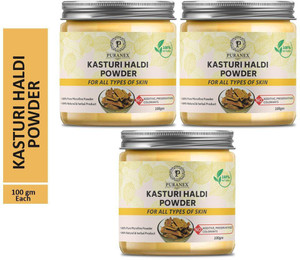 puranex 100% Natural & Pure Kasturi (Wild/Jangli) Haldi Powder For ...