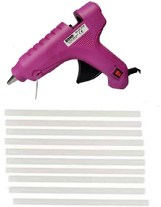 Bond ® 80W HOTMELT MAGENTA GLUE GUN WITH TRANSPARENT GLUE STICK 11MM ...