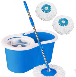 V-MOP Classic Magic Dry Bucket Mop - 360 Degree Self Spin Wringing With ...