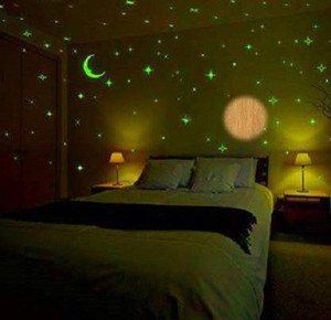 Ashamohar 30 cm Galaxy of Stars Big Size Moon and 180 Stars 2 Moon ...