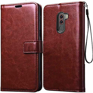 Coverfixer Flip Cover for Redmi Poco F1 - Wallet Case with PU Leather ...