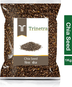 Trinetra Best Quality Raw Chia Seeds-1Kg (Pack Of 1) Chia Seeds Price ...