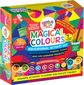 Genius Box 7 in 1 Activity & Learning Kit for Children Age 3+ : Magical ...