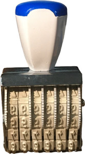 SAMRAT ARTS 6 Digit Stamp / 6 Number Stamp ( including additional font ...