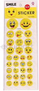 edumart 2.54 cm SMILE STICKERS Removable Sticker Price in India - Buy ...