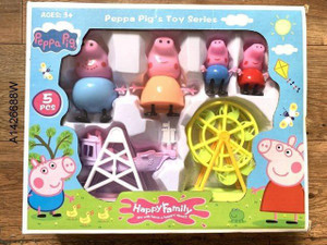 WONDER CREATURES Peppa Pig Happy Family Mini Pig Action Figures Toy ...