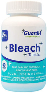 GuardH by Neerchem Bleach Tablets - Water-Soluble Bleach Tablets for ...