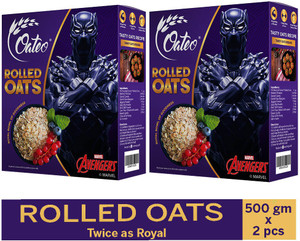 Oateo by AUSSEE OATS INDIA LIMITED Rolled Oats Whole Grain, High in ...