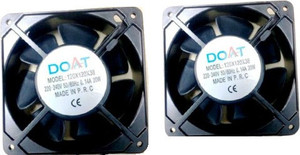 Doat 2-Pic 220V AC Cabinet Fan 120X120X38mm Cabinet 4-Inch Square ...