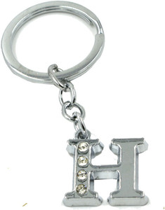 AFH Stylish Letter H Simple Alphabet Key Ring Key Chain Key Chain Price ...